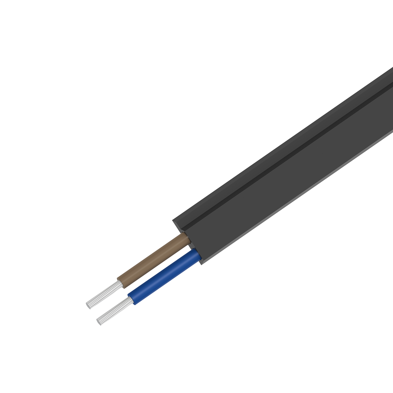 CABLE ASI NEGRO PERFILADO PARA TENSIÓN AUXILIAR EXTERNA DE 24 V GOMA 2 ...