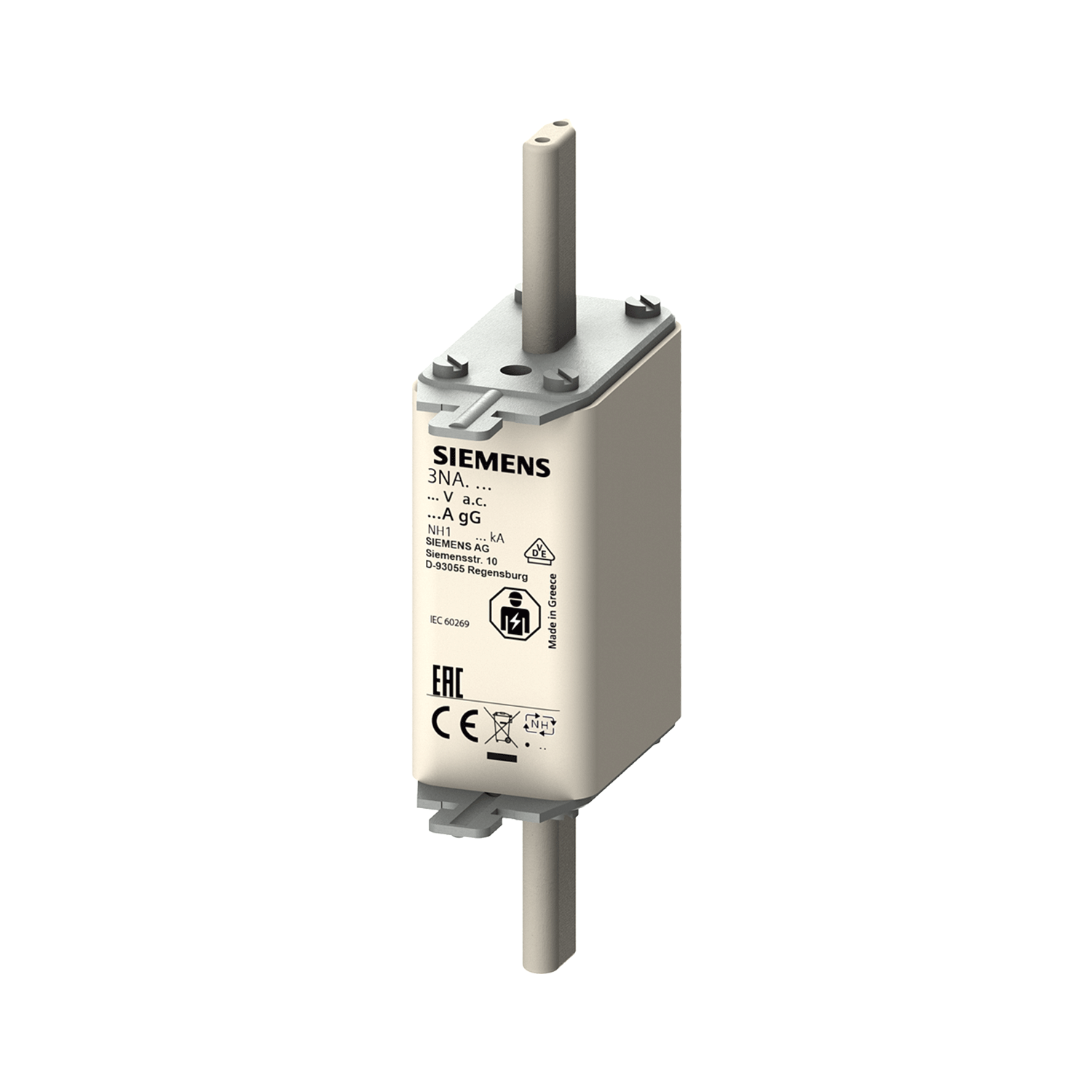 FUSIBLE NH 3NA3 132 125 AMP TAMAÑO 1Material y Equipo Eléctrico ...