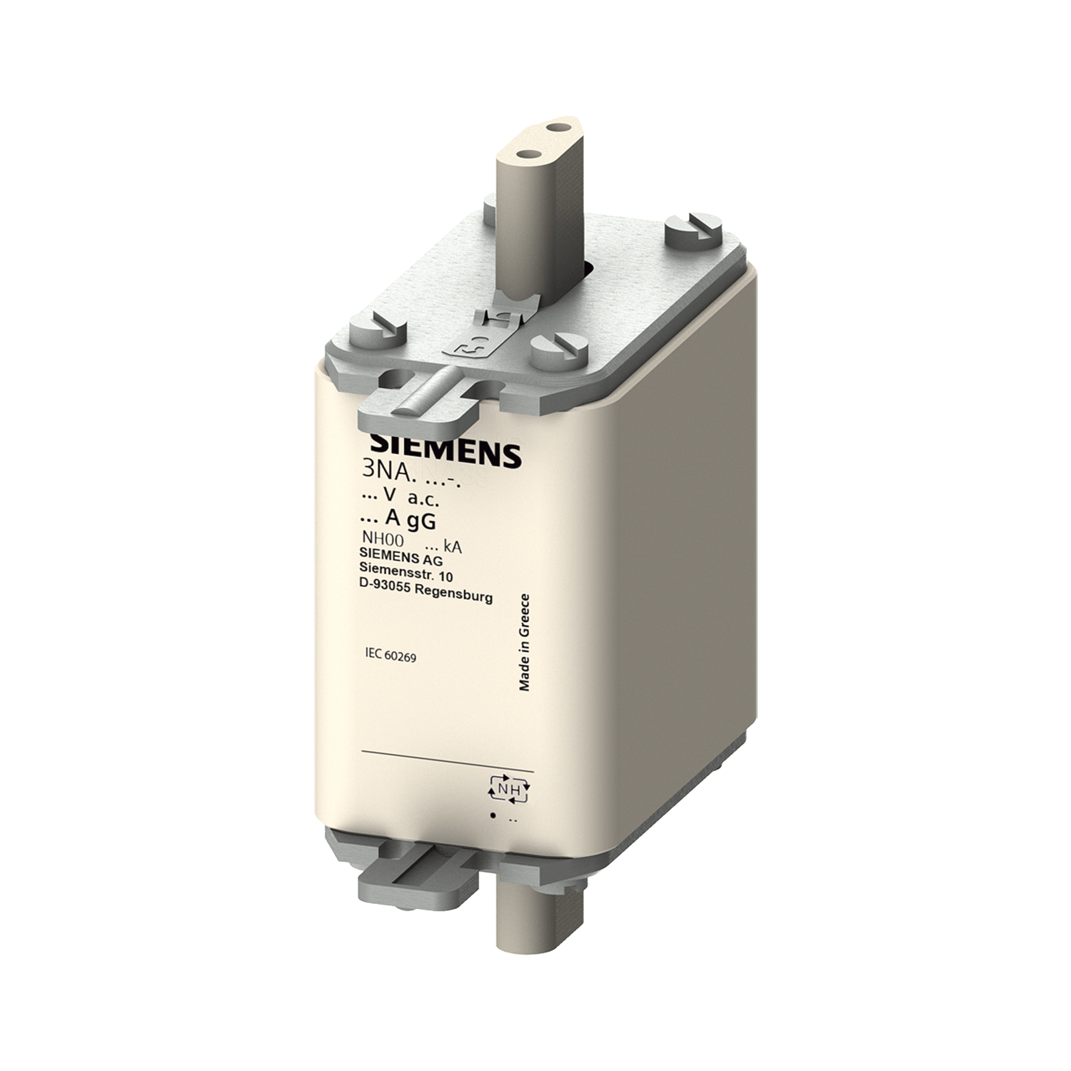 FUSIBLE NH 3NA3 832 125 AMP TAMAÑO 00Material y Equipo Eléctrico ...